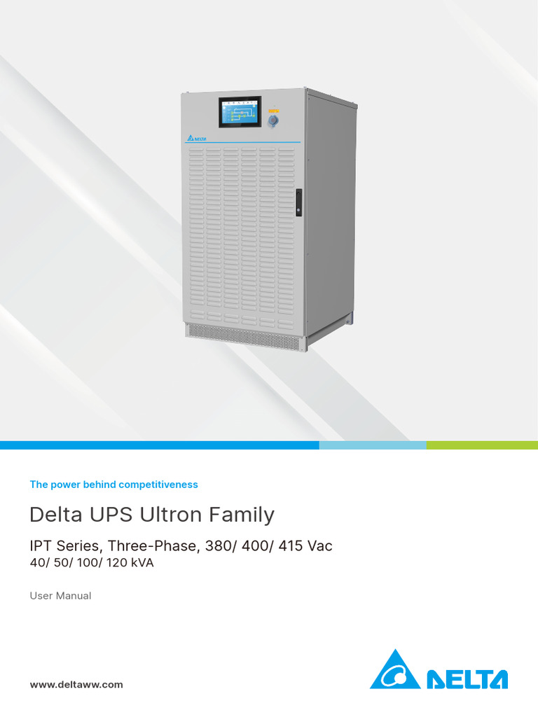 User Manual - UPS IPT 380V 40.50.100.120K | PDF | Power Inverter ...
