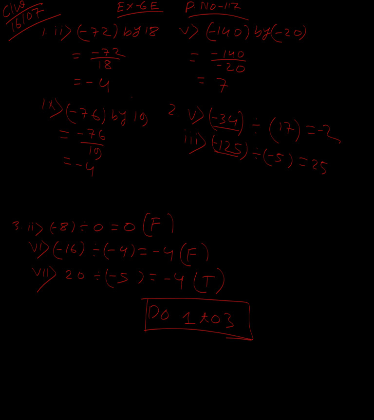 Integer Division | PDF