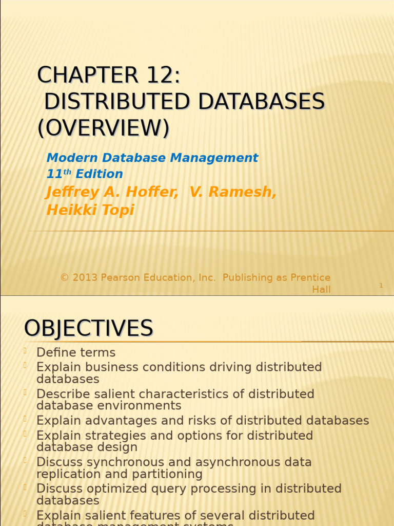 Hoffer Mdm11e PP Ch12-Overview | PDF | Databases | Database Transaction