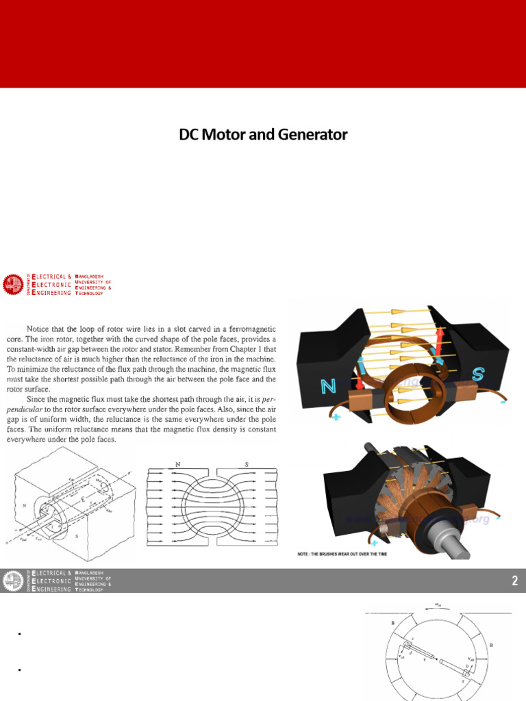 DC Motor and Generator | PDF