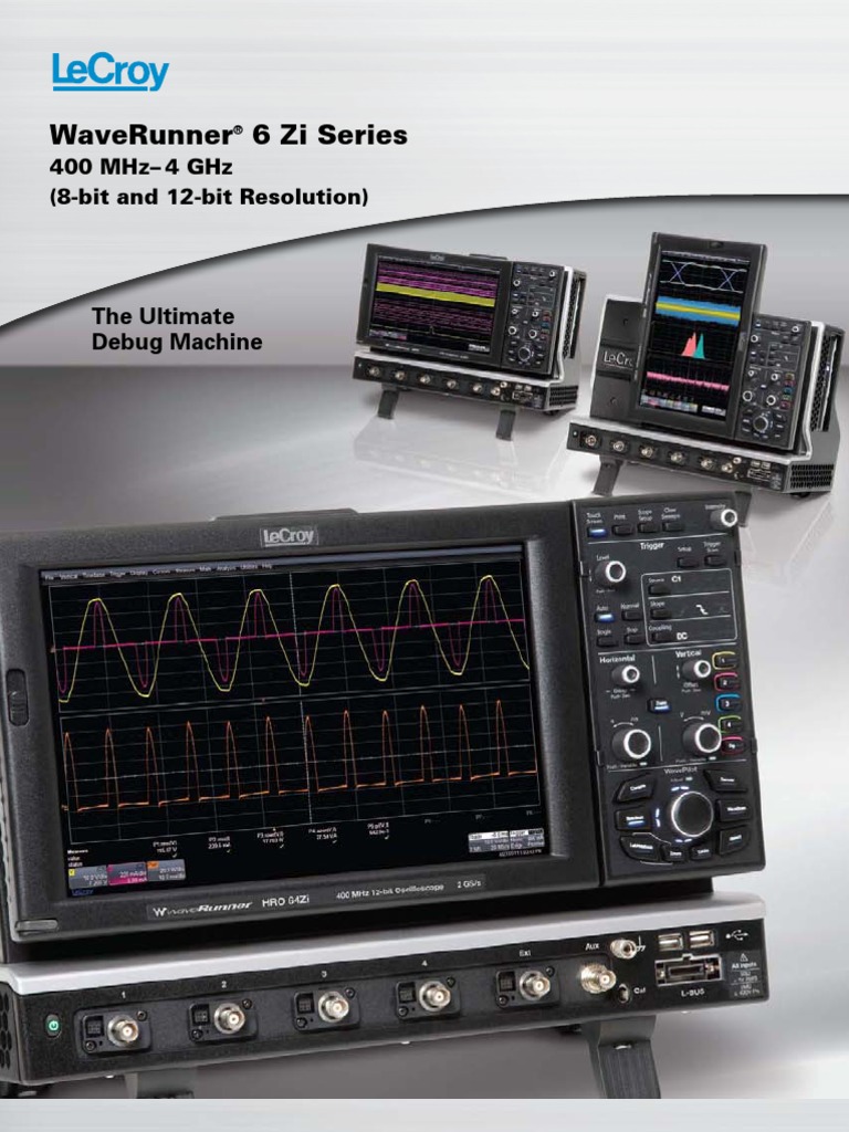 LeCroy WaveRunner 6 Zi Datasheet | PDF | Analog To Digital Converter ...