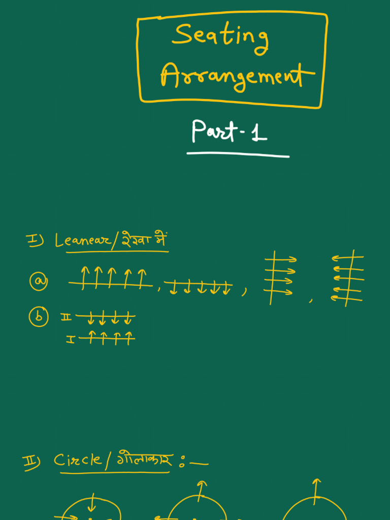 Seating Arrangement-01 | PDF