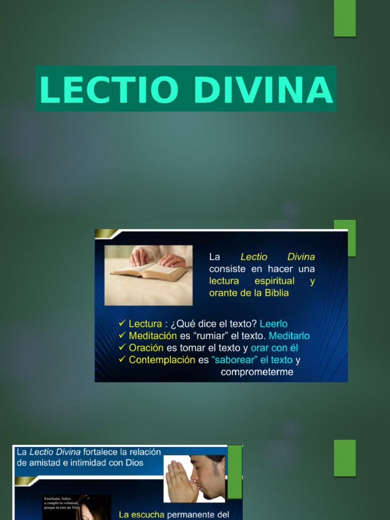 Lectio Divina | PDF