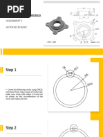 Onshape 3d Modeling Hinge Tutorial Exercise | PDF | Diameter | Circle