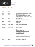 CSCC Academic Calendar | PDF | Academic Term | Schools