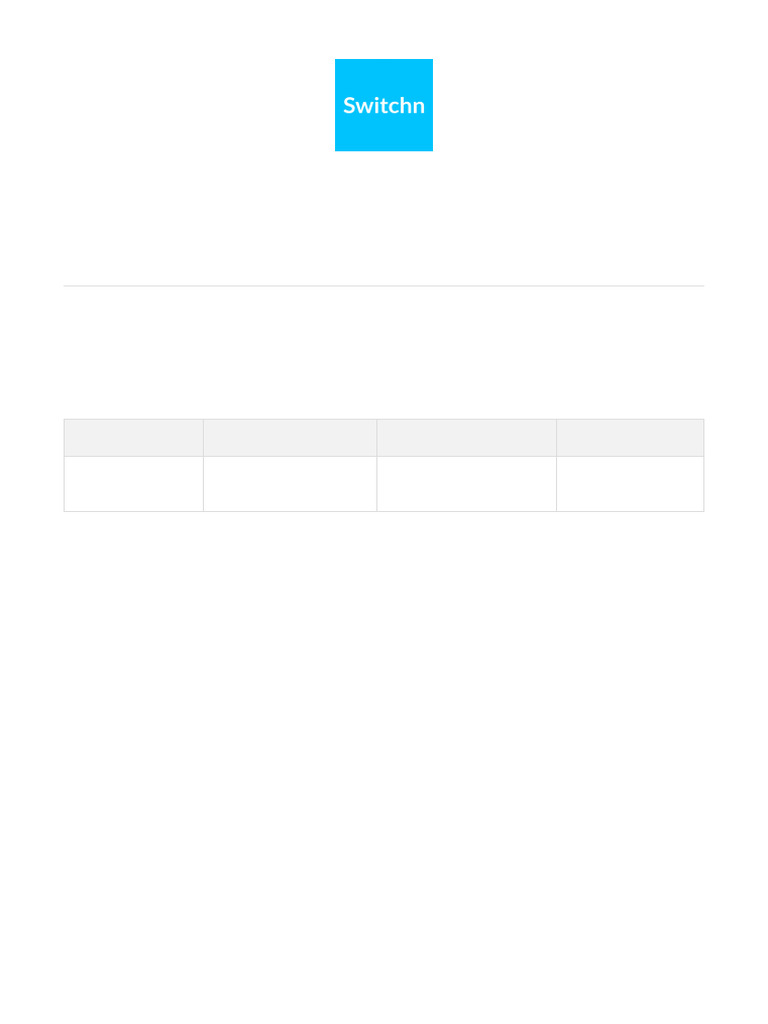 Switchn | PDF