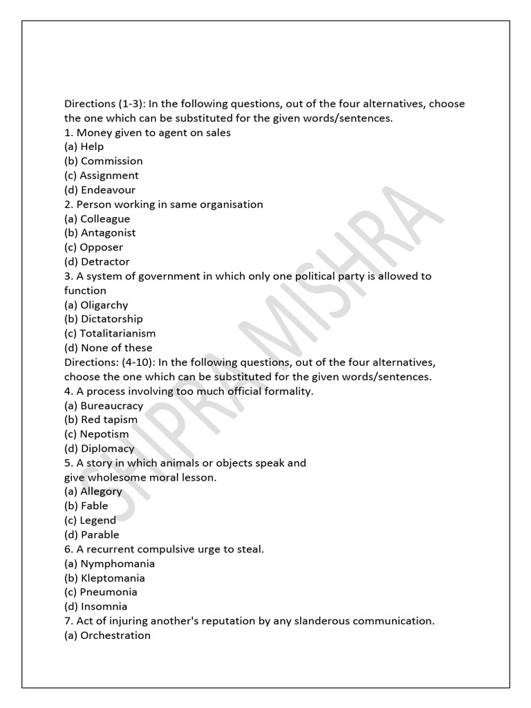 Vocabulary Practice Sheet 7 | PDF