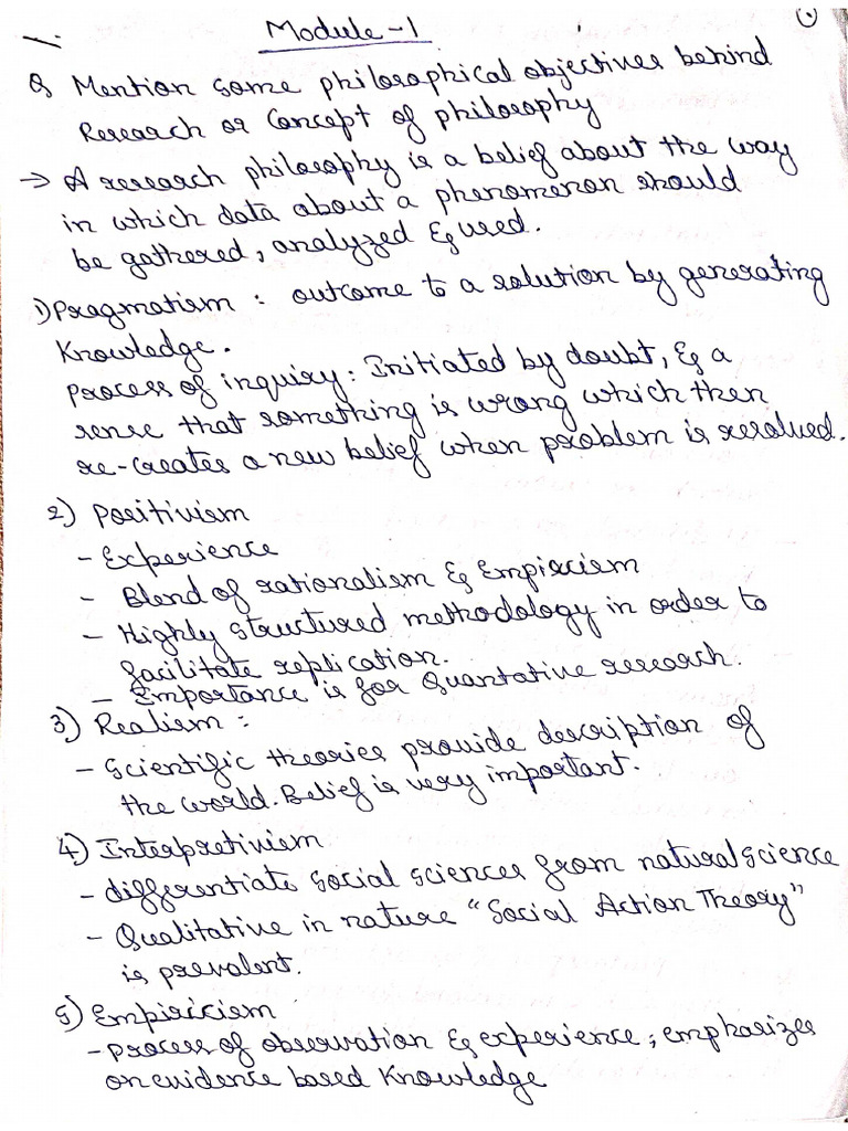 RPE Module 1 Notes | PDF