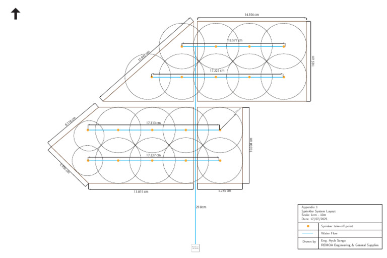 Sprinkler System Layout Plan | PDF