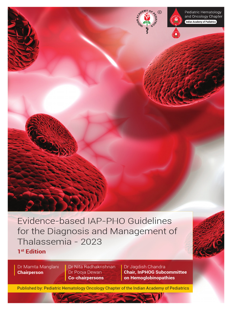 IAP PHO Thalassemia Guidelines | PDF | Doctor Of Medicine | Evidence ...