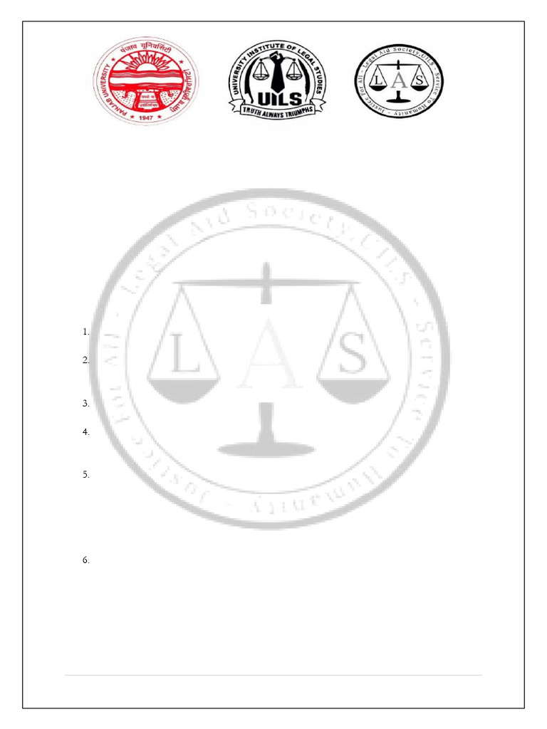Charter Legal Aid Society, Uils, Pu | PDF | Legal Aid | Committee