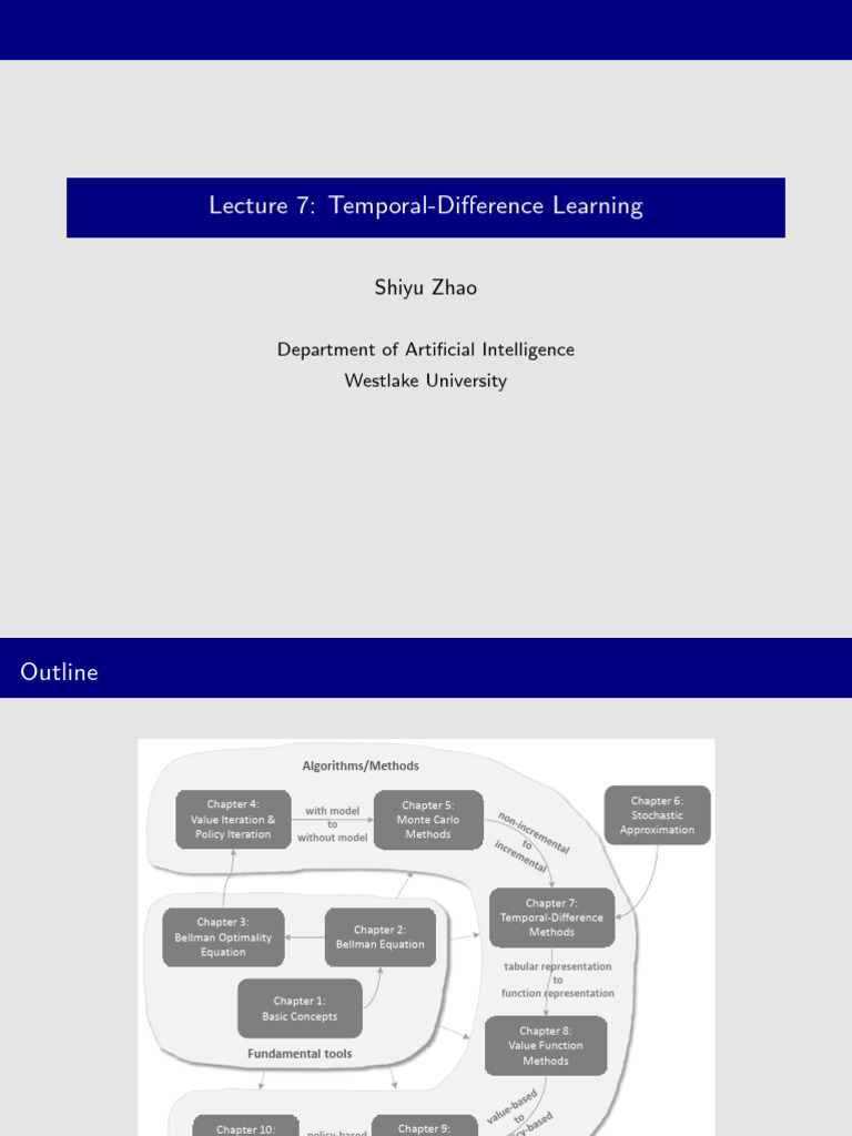 L7 Temporal Difference Learning | PDF | Algorithms | Applied Mathematics