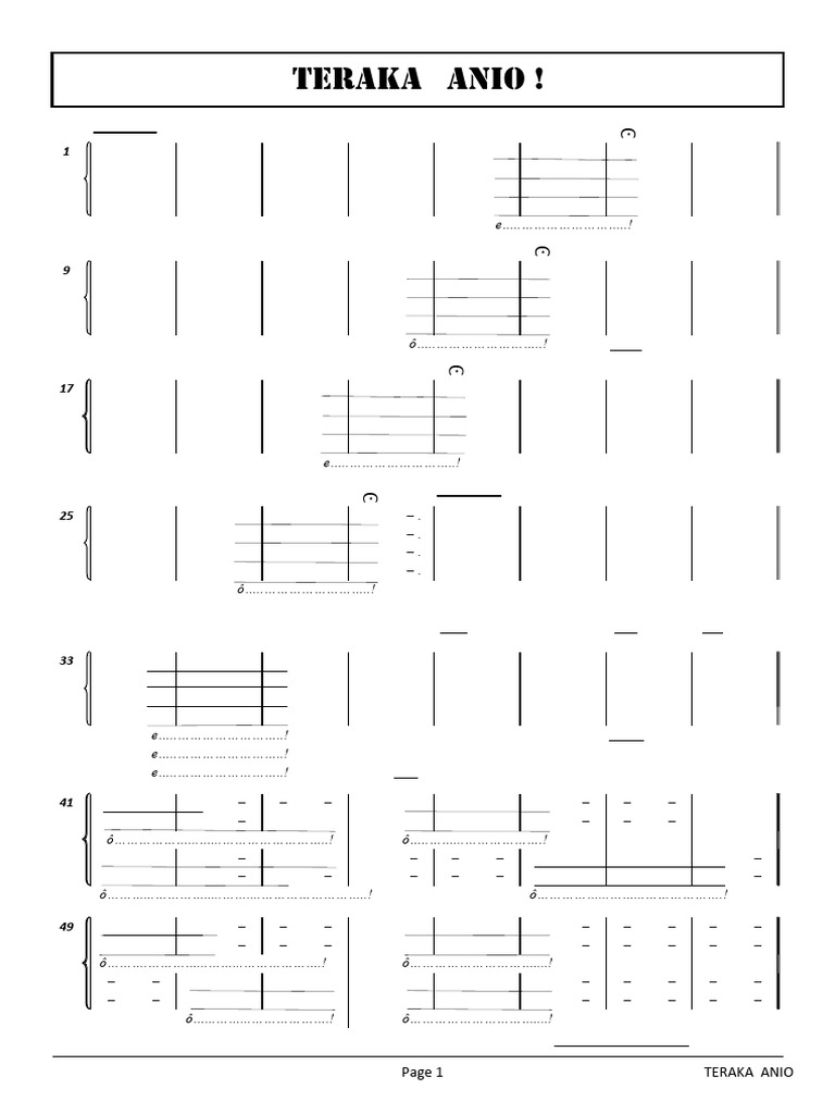 Teraka Anio | PDF