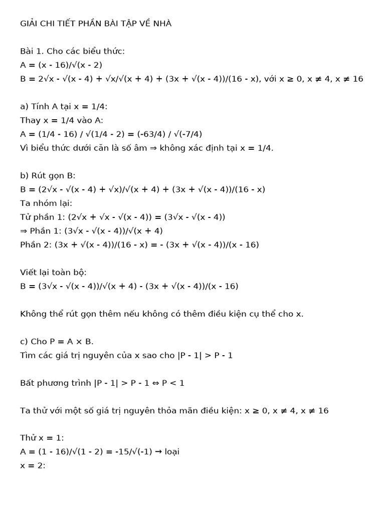 Giai Chi Tiet Bai 1 BTVN Bai 5 | PDF