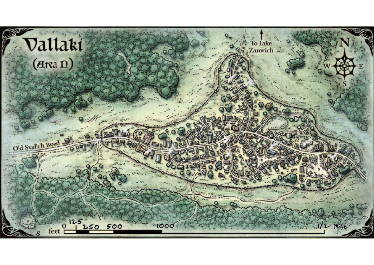 Vallaki Player Map | PDF