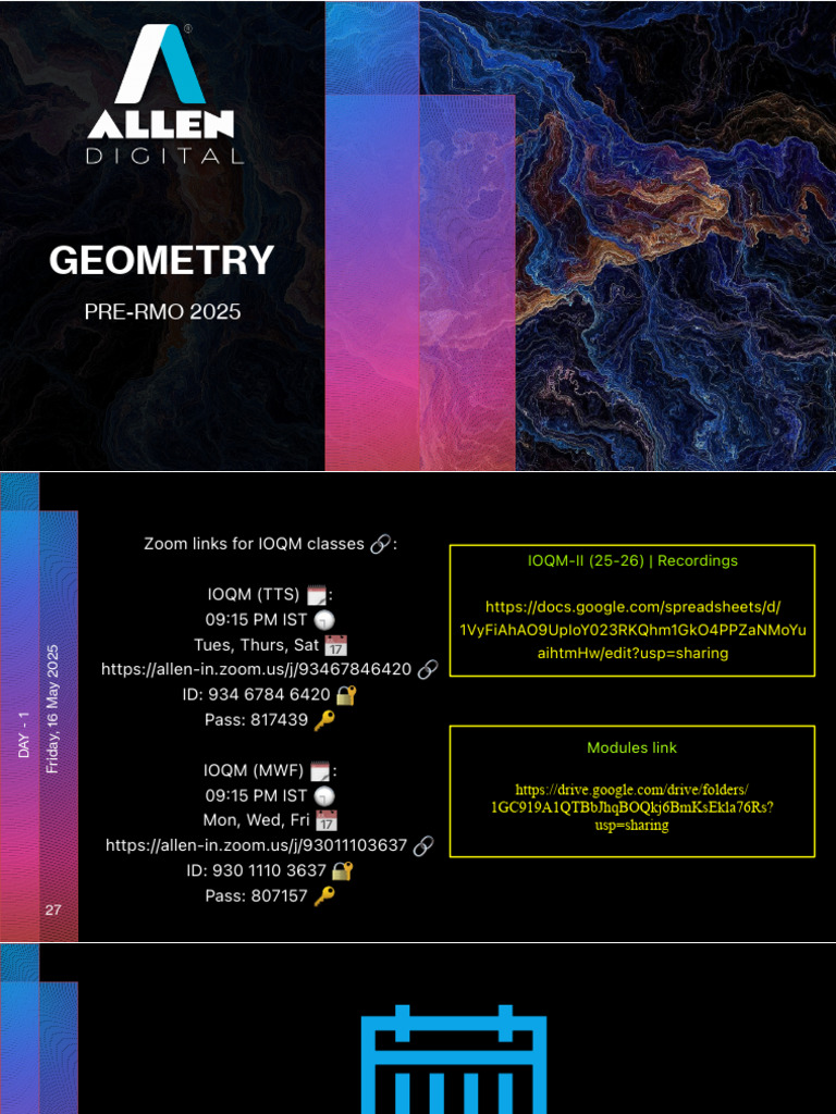 Geometry Pre-RMO 2025 | PDF | Rectangle | Classical Geometry
