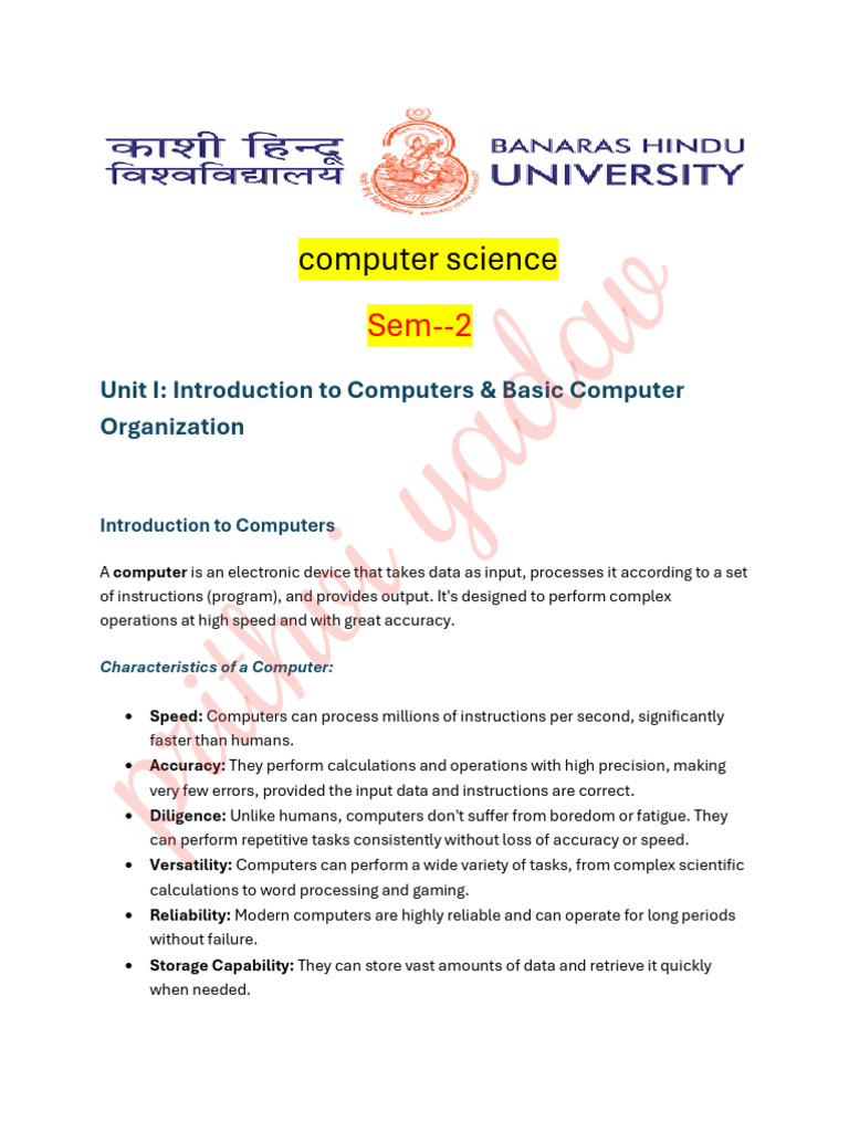 Computer Science (English) - 250716 - 113159 | PDF | Computer Data Storage | Read Only Memory