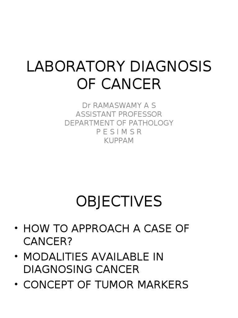 Laboratory Diagnosis of Cancer | PDF | Cytopathology | Immunohistochemistry