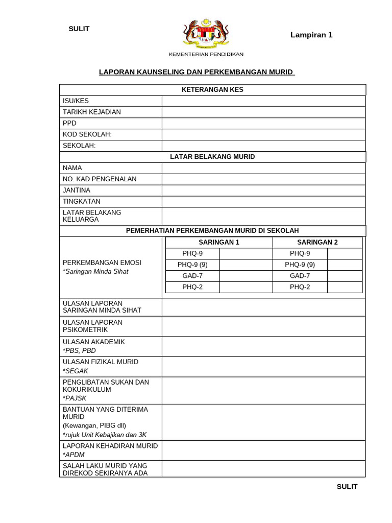 Laporan Individu Minda Sihat | PDF