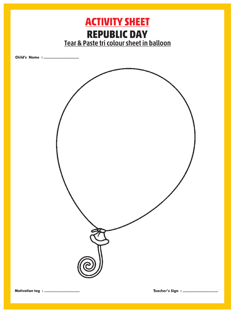 Worksheet Balloon | PDF