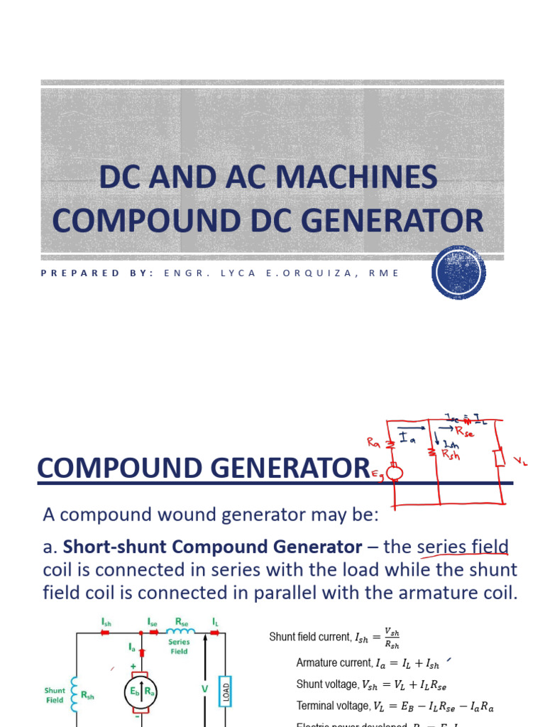 Compound DC Generator Overview | PDF | Electric Generator | Alternating ...