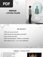 Analysis of Sylvia Plath's "Mirror" | PDF | Sylvia Plath | Mirror