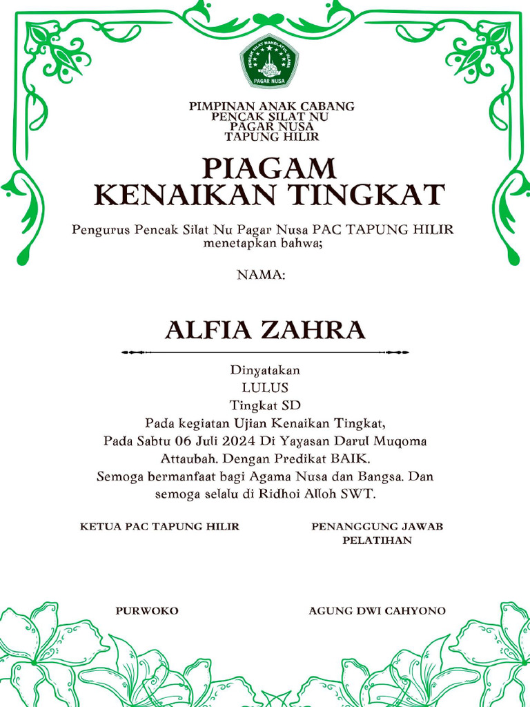 PIAGAM | PDF