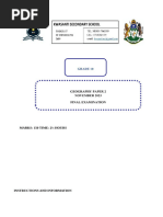 Grade 10 Geography Map Work Task | PDF | Map | Stratosphere