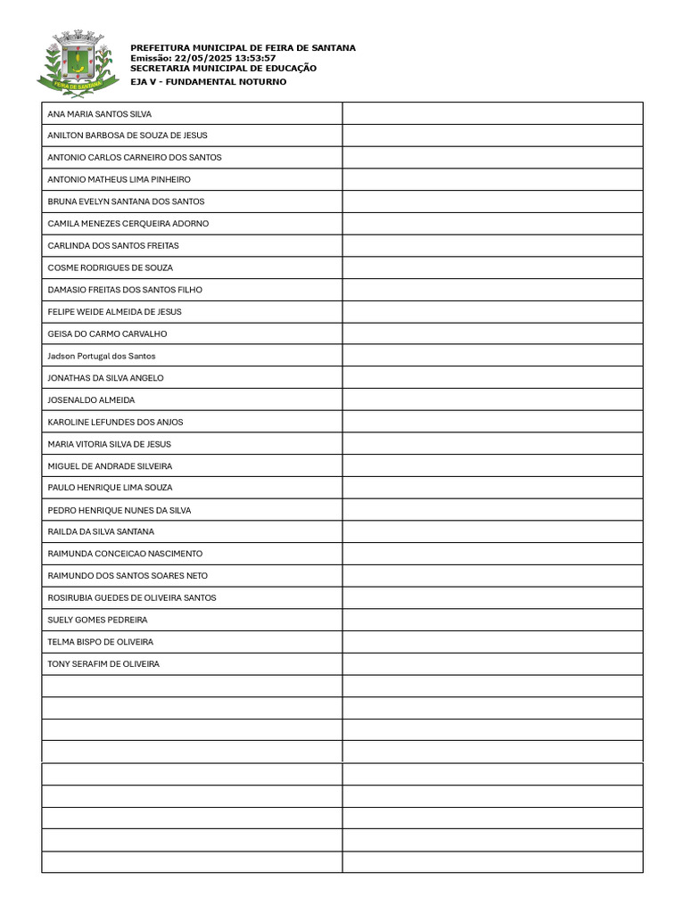 Eja V - Noturno | PDF