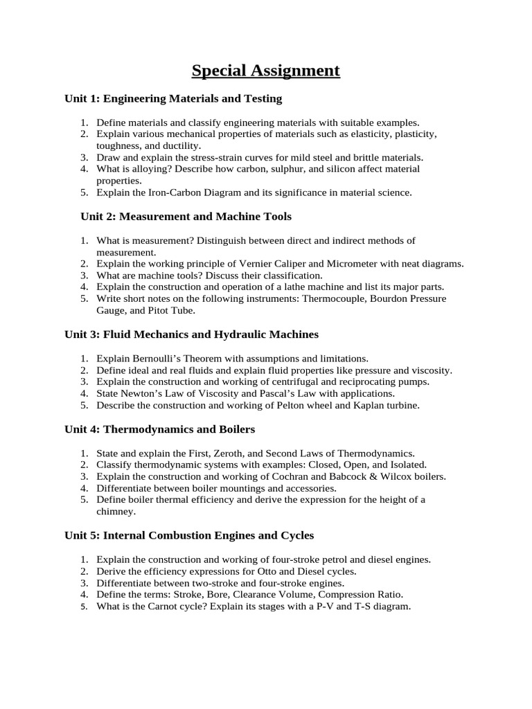 Assignment Special Assignment | PDF