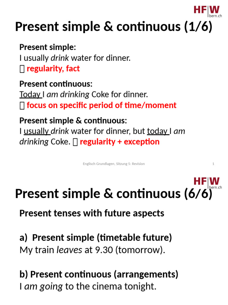 Basics 05 - Repetition Present&Past Nouns&Articles Adjectives&Adverbs ...