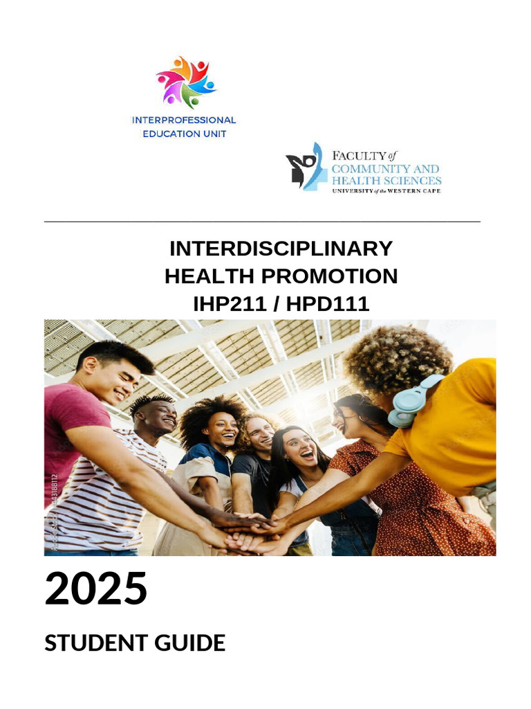 Interdisciplinary Health Promotion Guide | PDF | Health Promotion ...