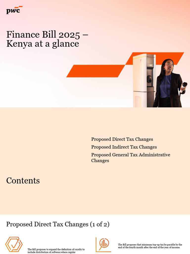 Kenya Finance Bill 2025 Summary | PDF | Taxes | Tax Refund