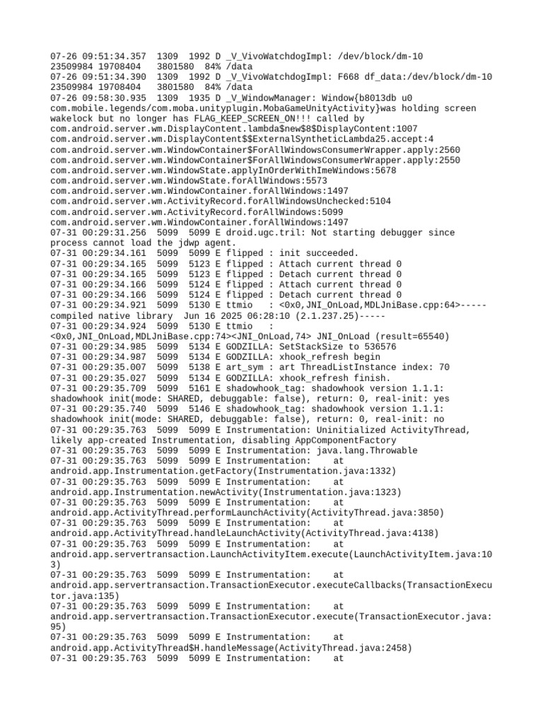 Log | PDF | Java (Programming Language) | Software Engineering