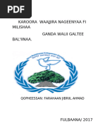 Karoora Guyyaa 10 Kallatti Ict | PDF