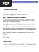 BBC Learning English - Pronunciation | PDF | English Language | Phonetics