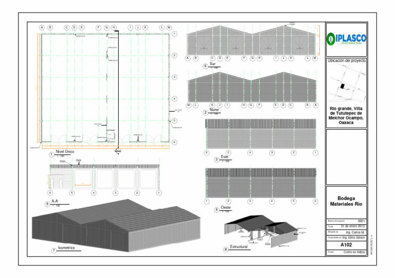 Plano Bodega Materiales | PDF