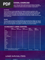 NASA Moon Survival Ranking Exercise | PDF