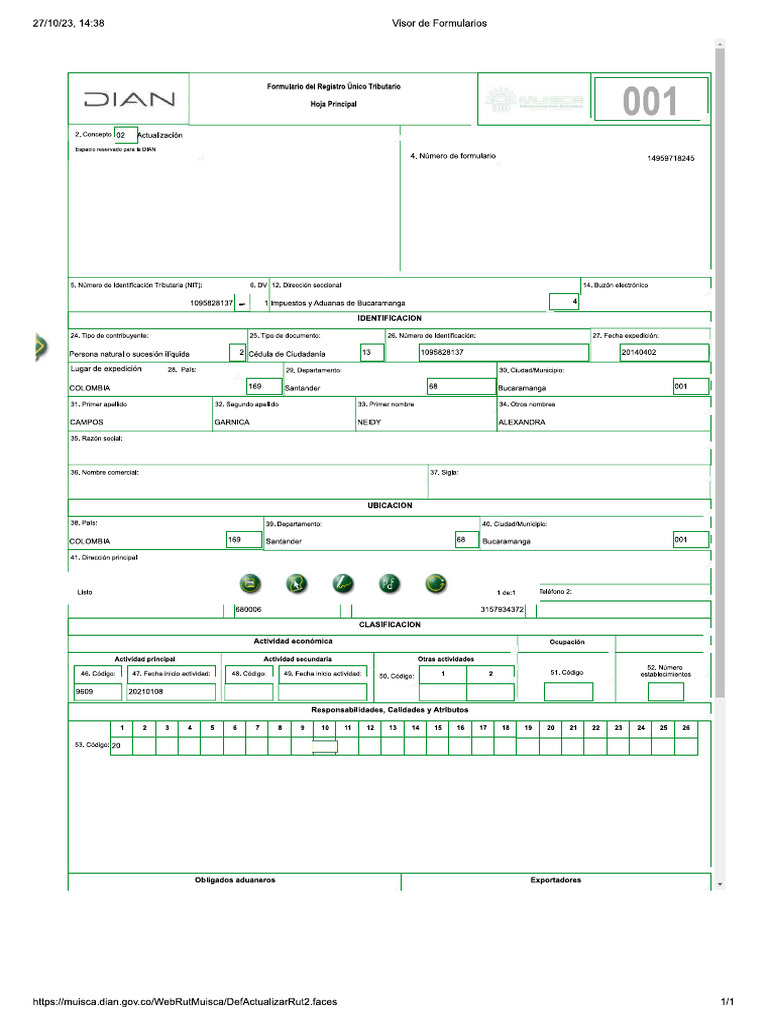 Visor de Formularios | PDF