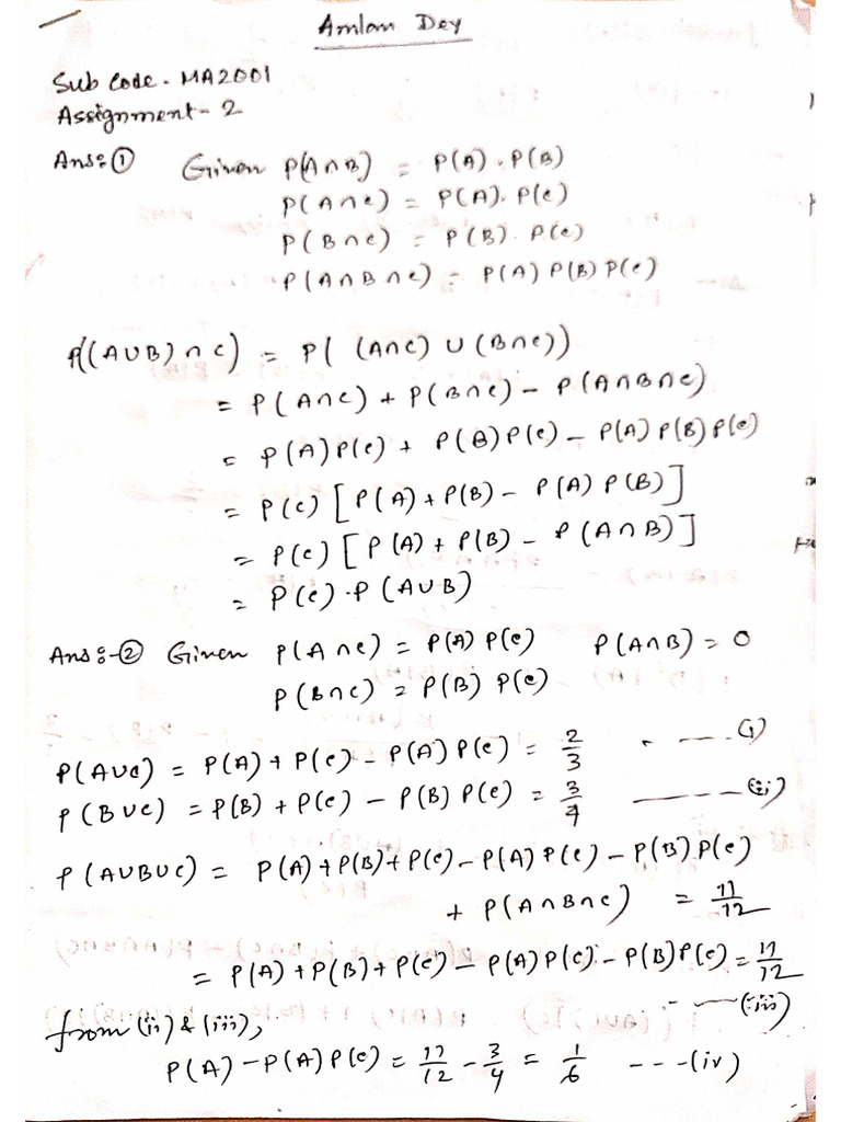 Solution Assignment II | PDF