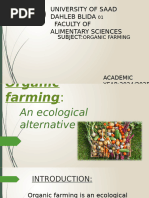 Advantages and Disadvantages of Organic Farming | PDF