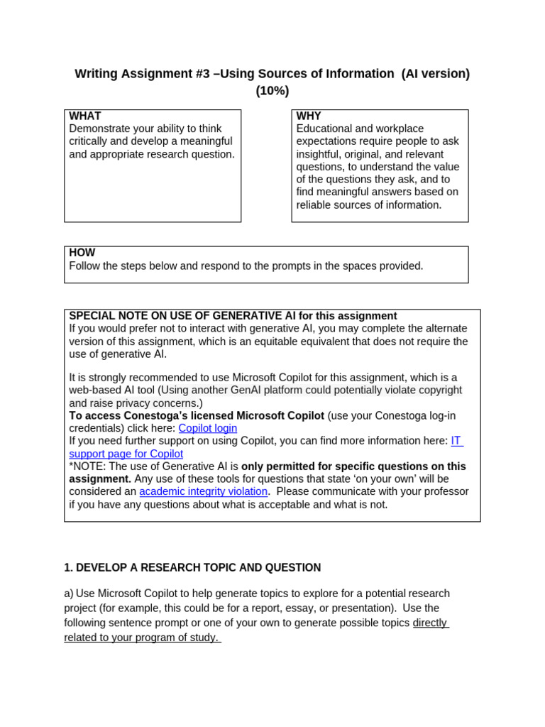 Writing Assignment 3 AI Version Template | PDF | Artificial ...