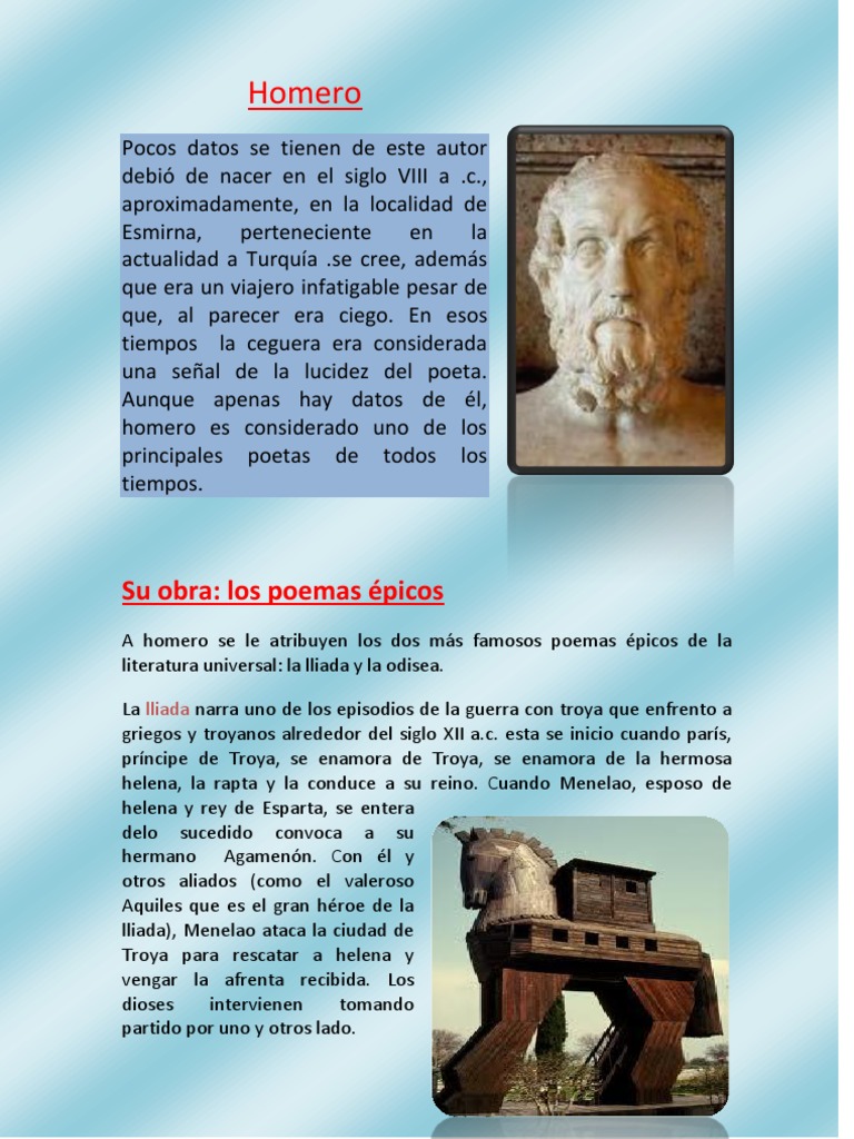 Homero | PDF | Ilíada | Helena de Troya
