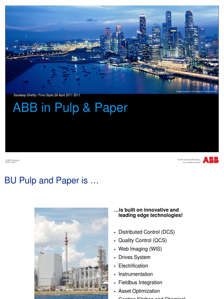01+ ABB Tech Day ABB in Pulp & Paper Overview | PDF | Competence (Human ...