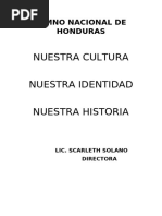 Himno Nacional de Honduras Letra y Explicacion 2022. | PDF | Honduras