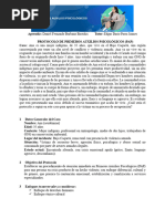 Protocolo APP - Primeros Auxilios Psicológicos AA3-EV01 | PDF | Las emociones | Trauma psicólogico