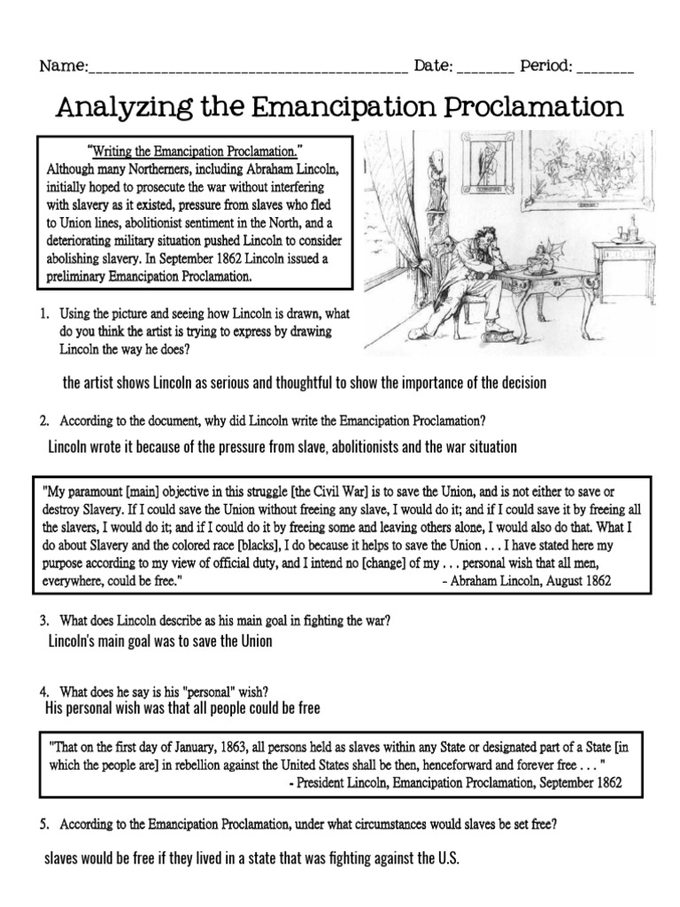 Nayandely Vega Garcia - Emancipation PDF Worksheet | PDF | Emancipation ...
