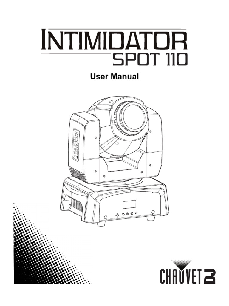 Intimidator Spot 110 User Manual | PDF | Fuse (Electrical ...
