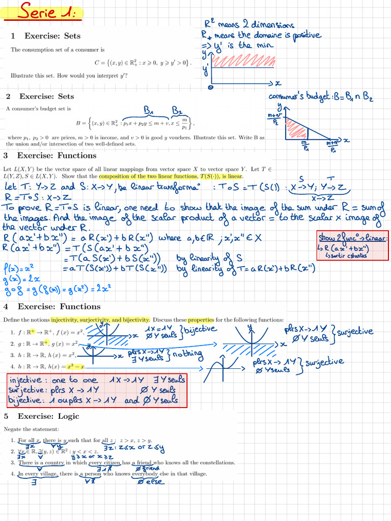Calculus Problem Set Solutions | PDF | Convex Set | Mathematical Analysis