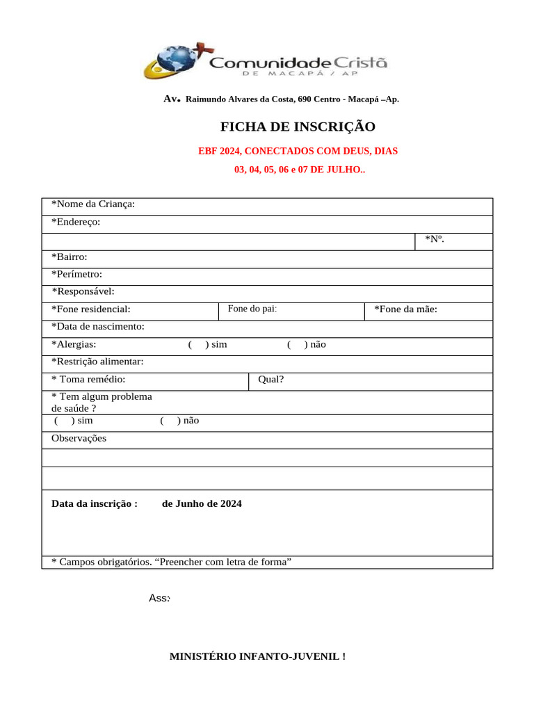 FICHA EBF | PDF